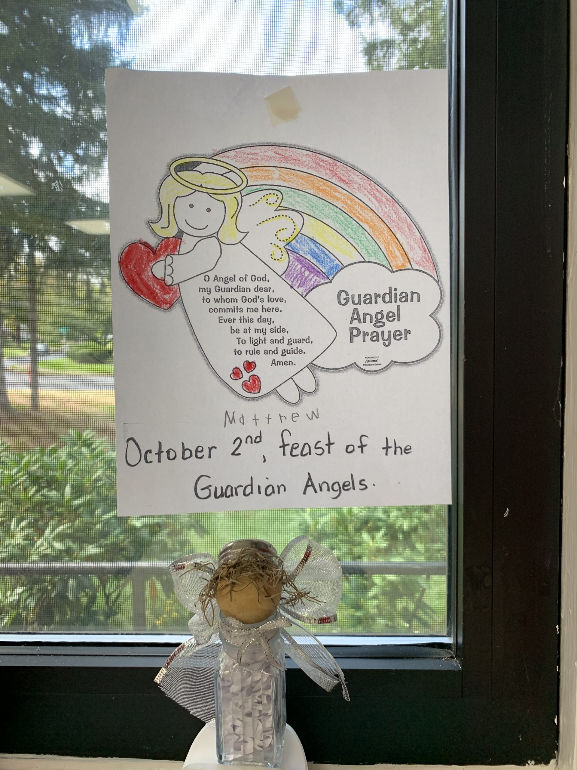 KW and the Feast of the Guardian Angels – Saint Helena School